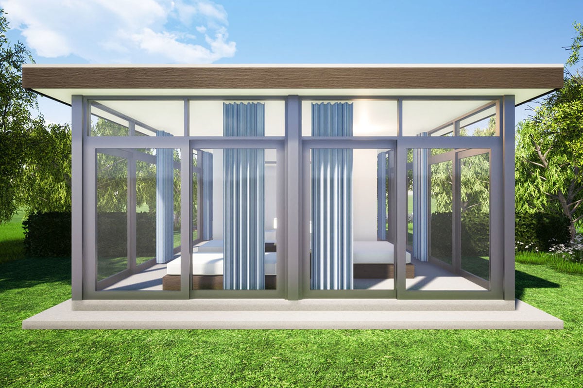 Glass Tiny House from Architectural Designs - Titan Tiny Homes